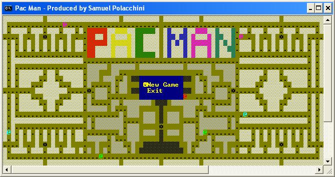 Pac Man ASCII